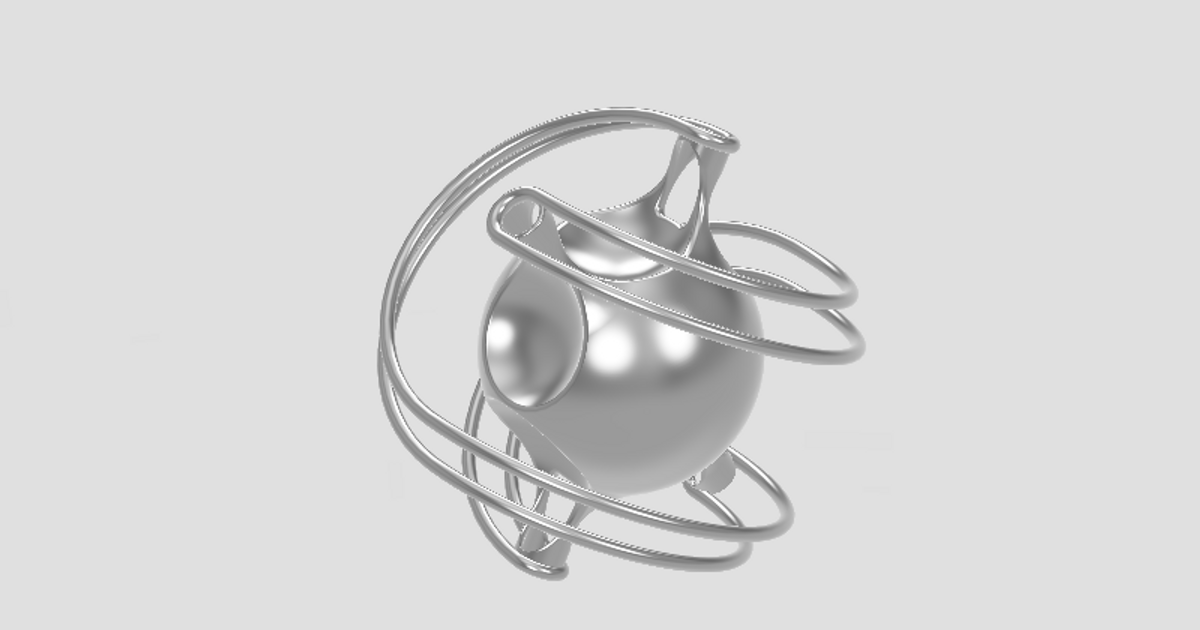 Sphericon / mathart, sculpture or jewellery (pendant, bracelet) by ...