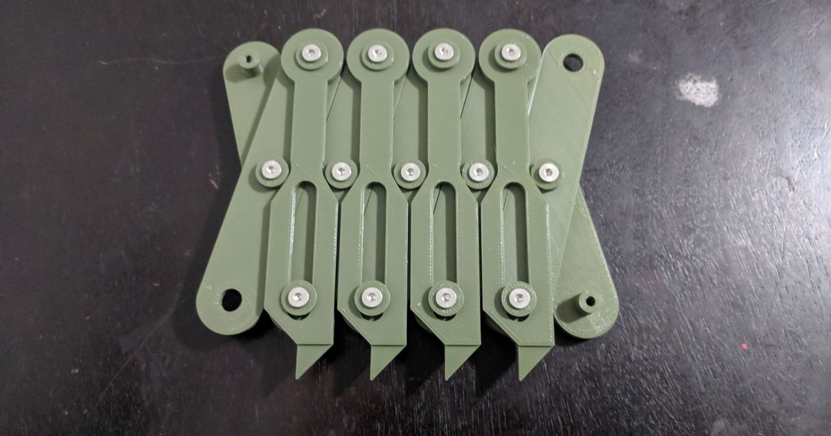 Expandable Equal Space Divider by Dsk001 | Download free STL model ...