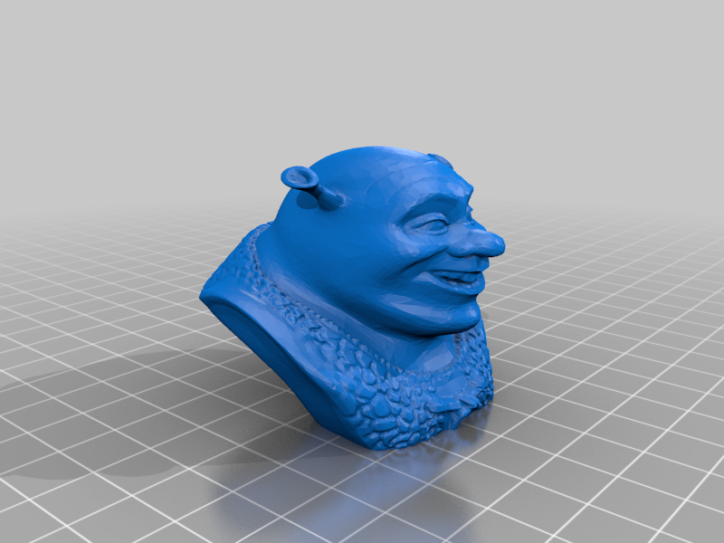 Shrek Bust by Charvas | Download free STL model | Printables.com