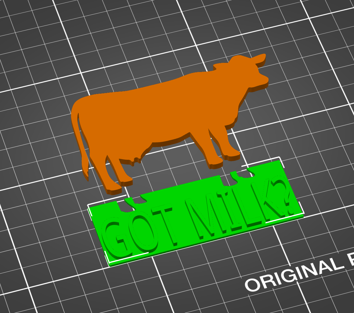 Got Milk? refrigerator magnet by Jake | Download free STL model ...