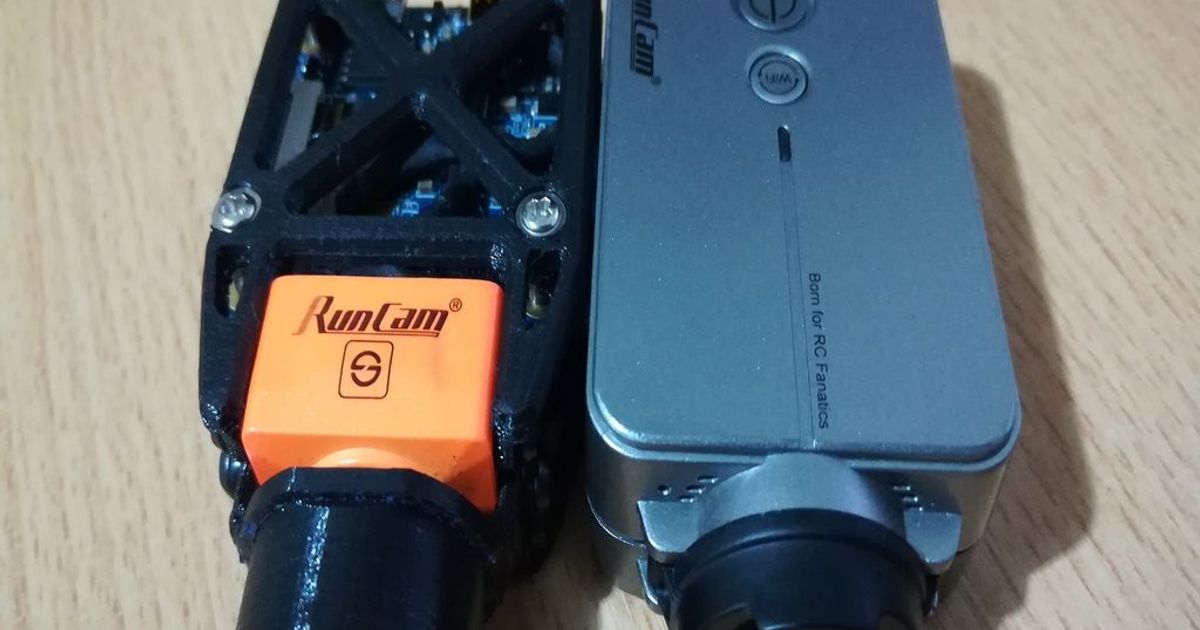 Runcam Split 2 Housing / adapter to Runcam 2 "style" format por FasaArg ...