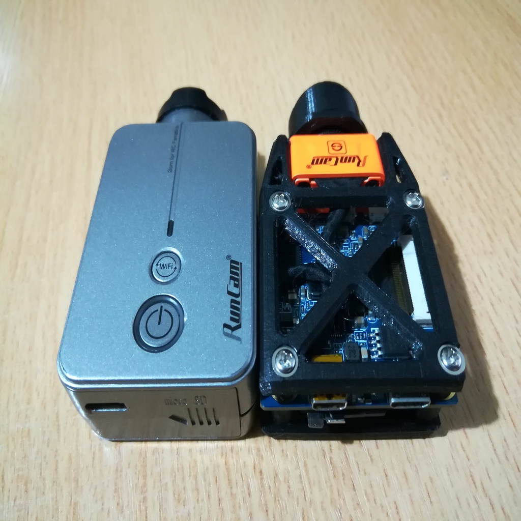 Runcam Split 2 Housing / adapter to Runcam 2 "style" format por FasaArg ...