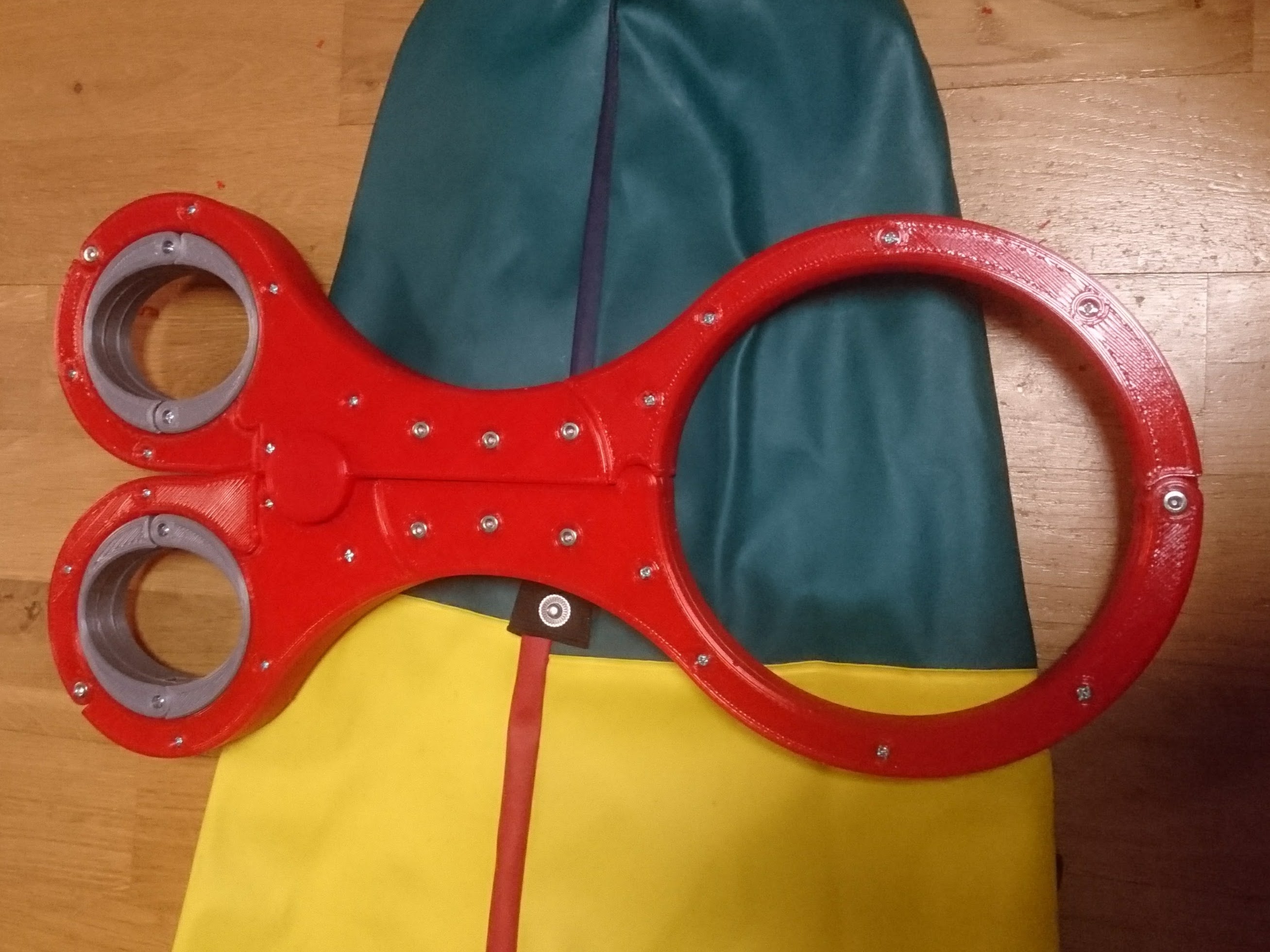 BDSM Modern (self) Bondage Fiddle with rotating hand-holes, parametric ...