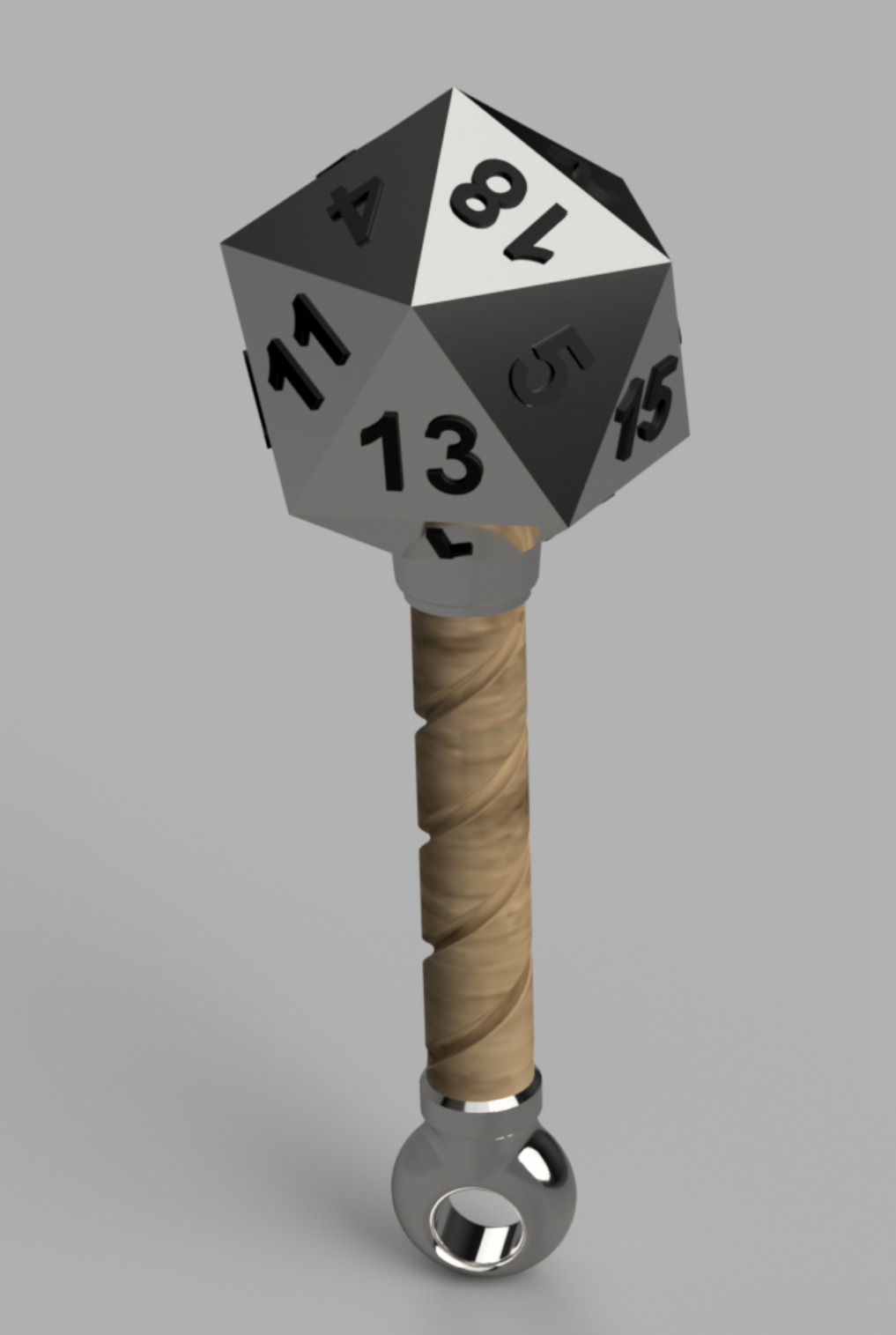 D20 Mace by amidar | Download free STL model | Printables.com
