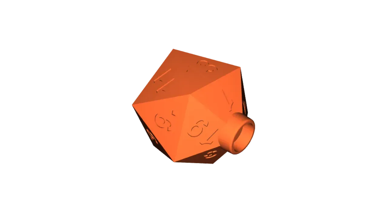 D20 Mace by amidar | Download free STL model | Printables.com
