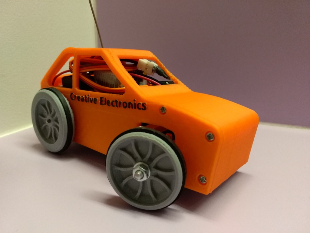 Open RC Car by Creative Electronics | Download free STL model ...