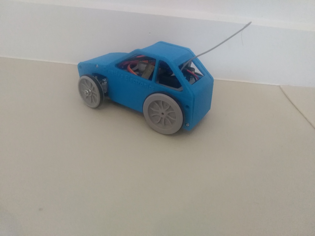 Open RC Car by Creative Electronics | Download free STL model ...