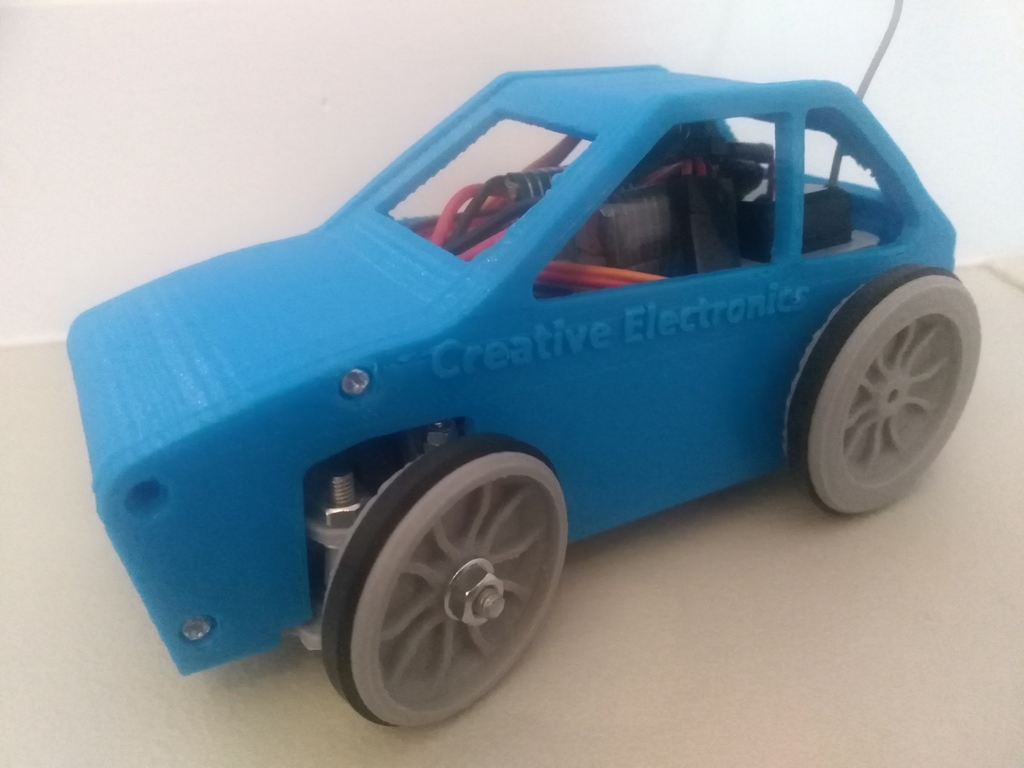 Open RC Car by Creative Electronics | Download free STL model ...