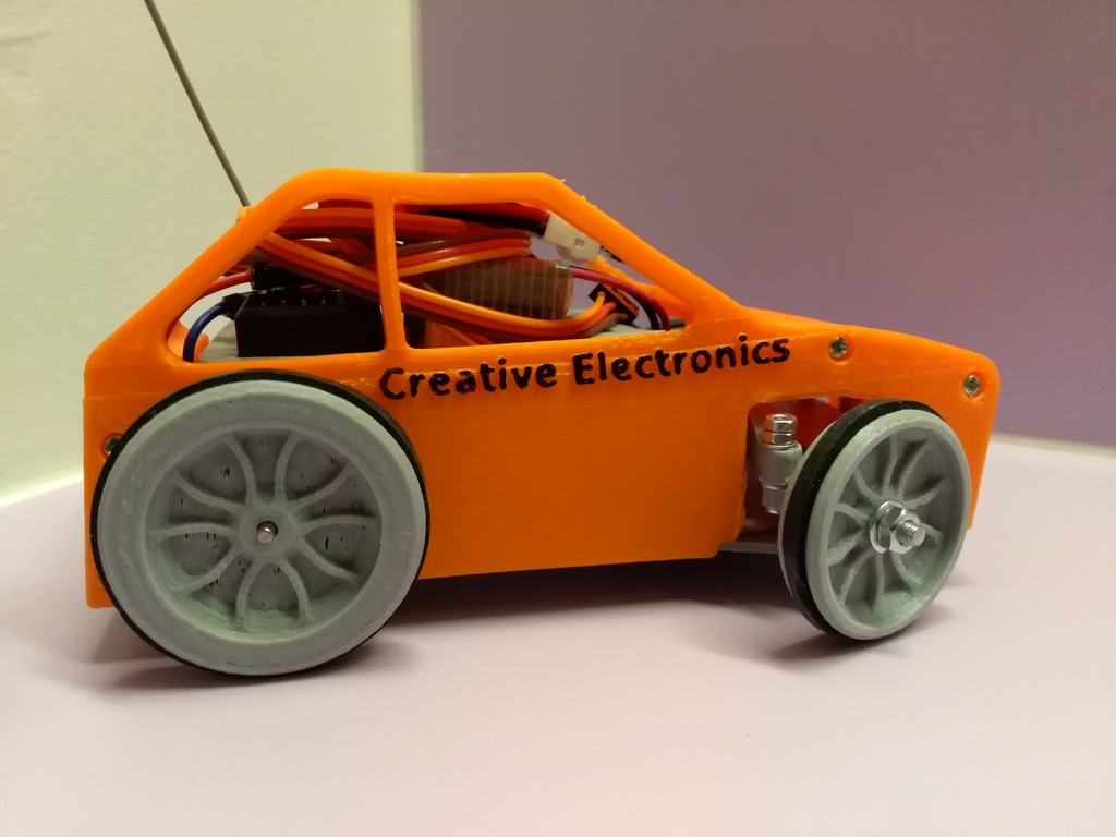Open RC Car by Creative Electronics | Download free STL model ...