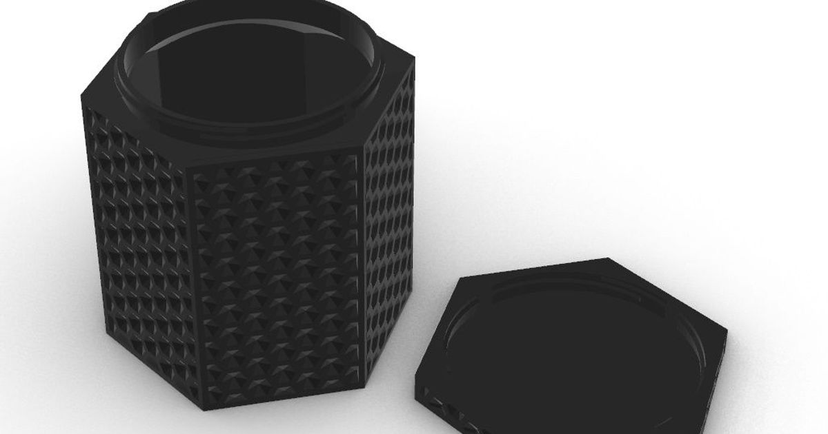 Hexagonal tea box with hexagonal pattern by mstejska | Download free ...