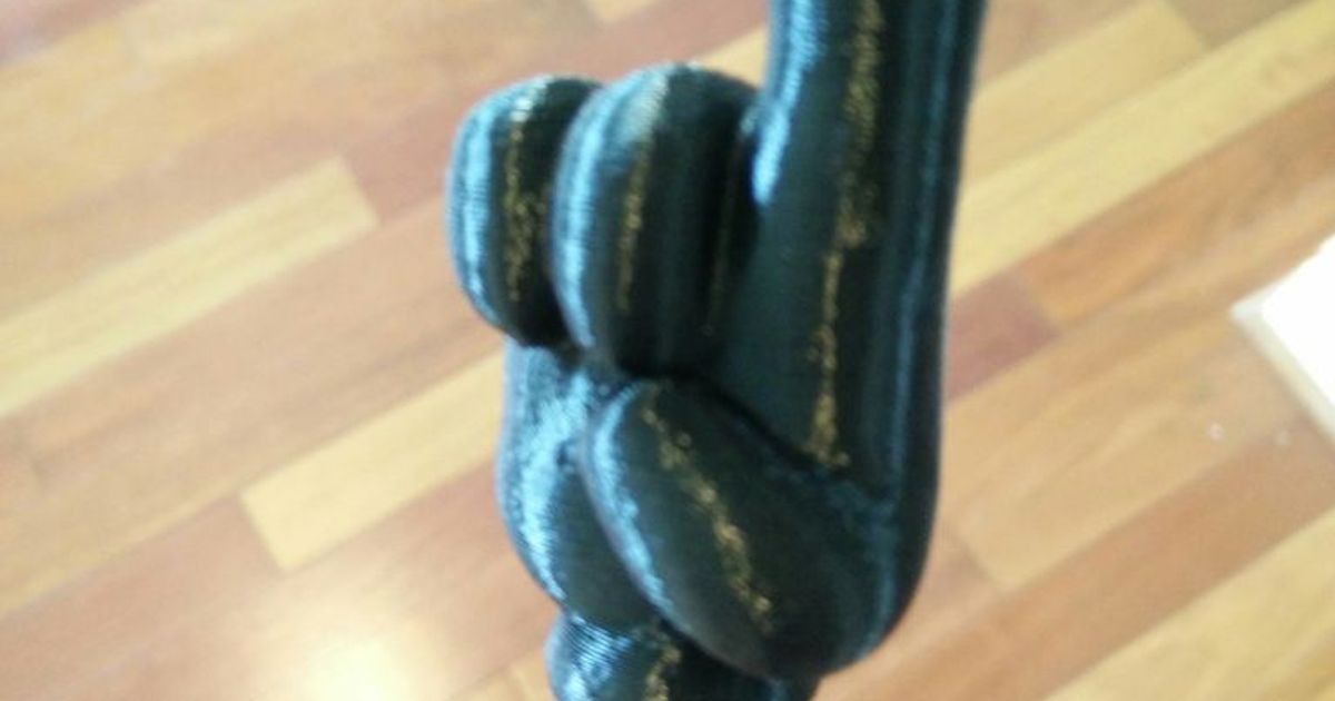 Pointer Finger Stick Pen by markury | Download free STL model ...