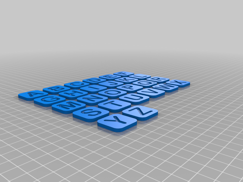 Inlay Letter Tiles by bramp | Download free STL model | Printables.com