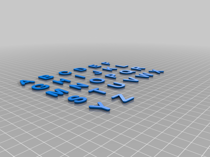 Inlay Letter Tiles by bramp | Download free STL model | Printables.com