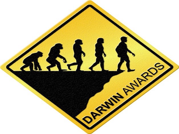 Darwin Award Sign by C4Consultant | Download free STL model ...