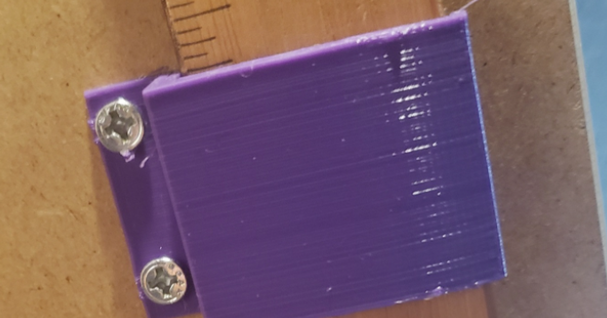 Under desk Ruler Holder by C4Consultant | Download free STL model ...