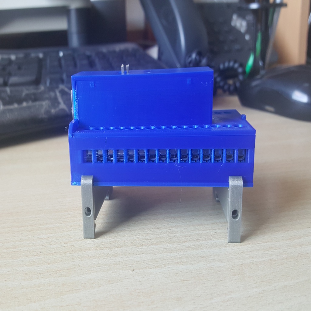 DIN mountable case for Arduino NANO with Ethernet shield and terminal ...