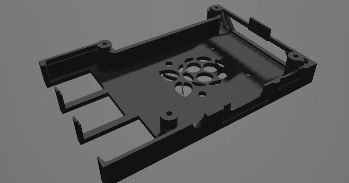 Raspberry Pi 3 B Case - Modified - for a better printability by ...