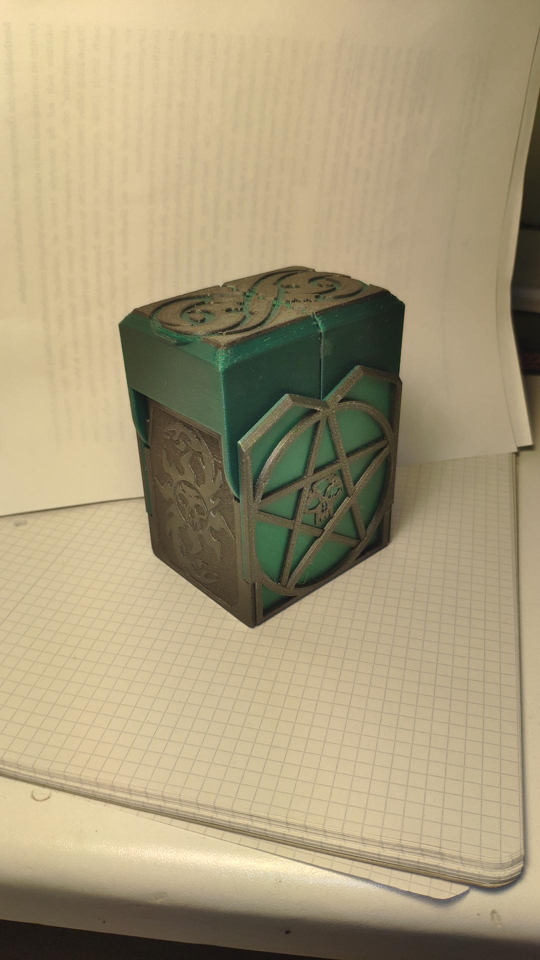 MTG Card Holder Box Skull Design by amidar | Download free STL model ...