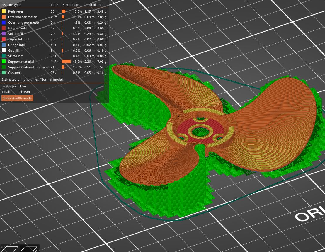 USB 100mm FAN Blade by Bazzalight | Download free STL model ...