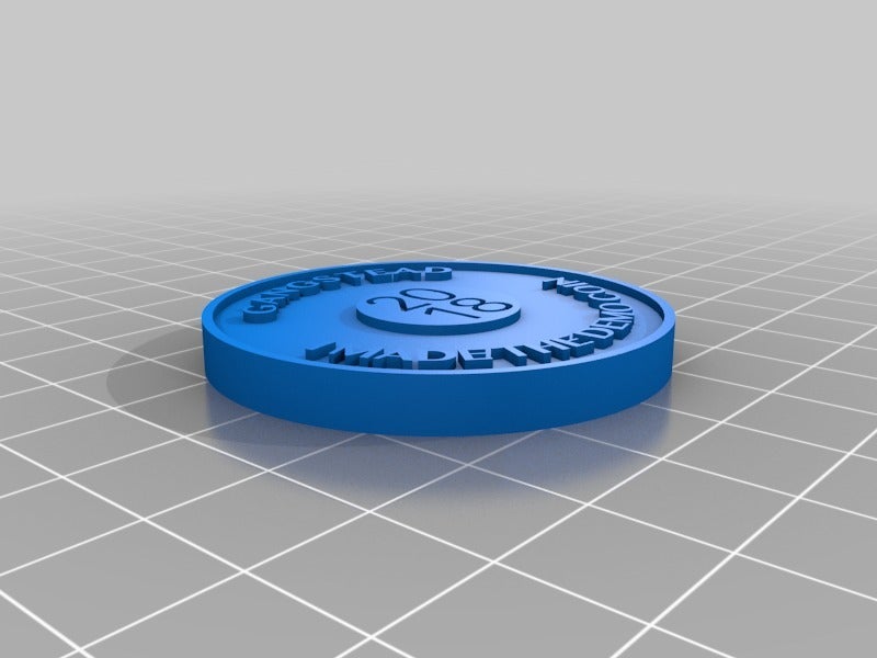 Metal cast challenge coin and mold by Gang Stead | Download free STL ...