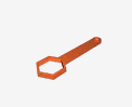 Flymo Spacer and Spanner by DavidW | Download free STL model ...