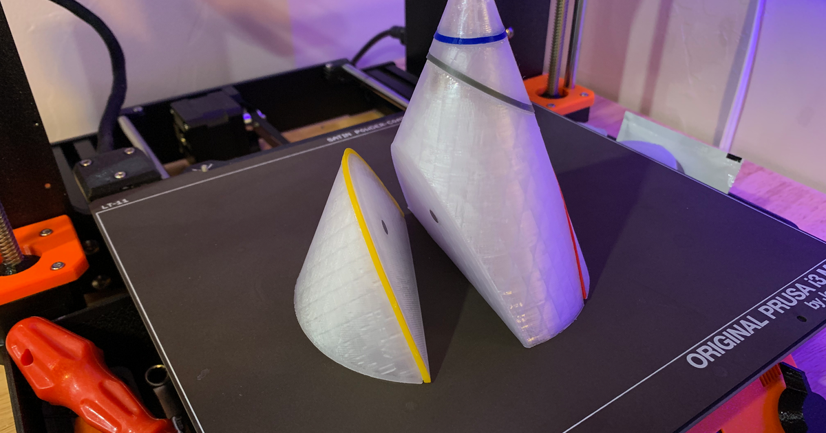 Conic Section with curve lines and magnets by Monte | Download free STL ...