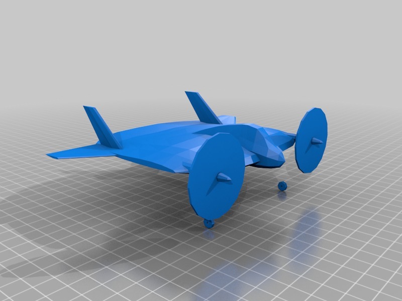 Flying Pancake (Vought XF5U) by 67bope | Download free STL model ...