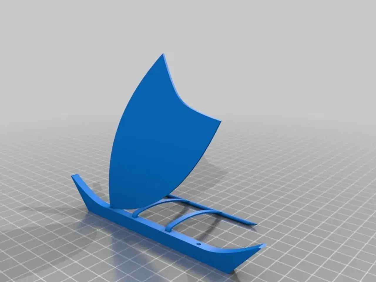 Outrigger Canoe (Proa) by 67bope | Download free STL model | Printables.com
