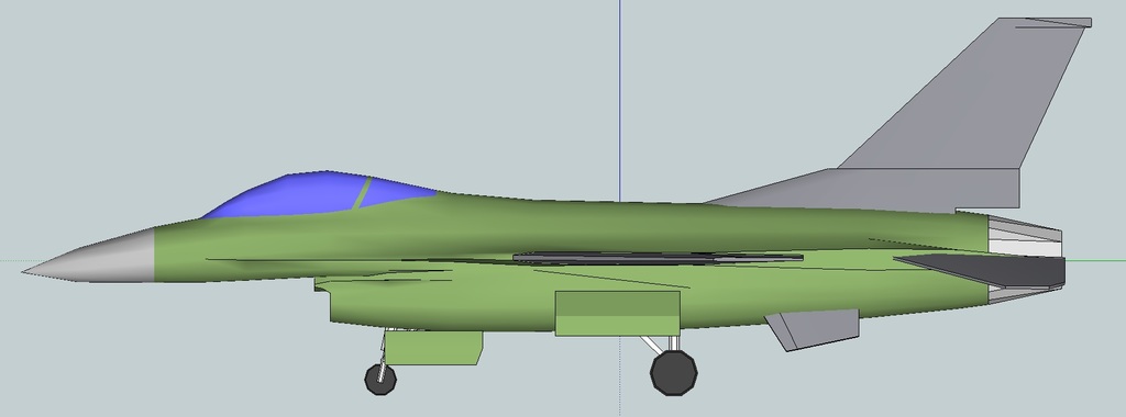 General Dynamics F-16 Fighting Falcon by 67bope | Download free STL ...