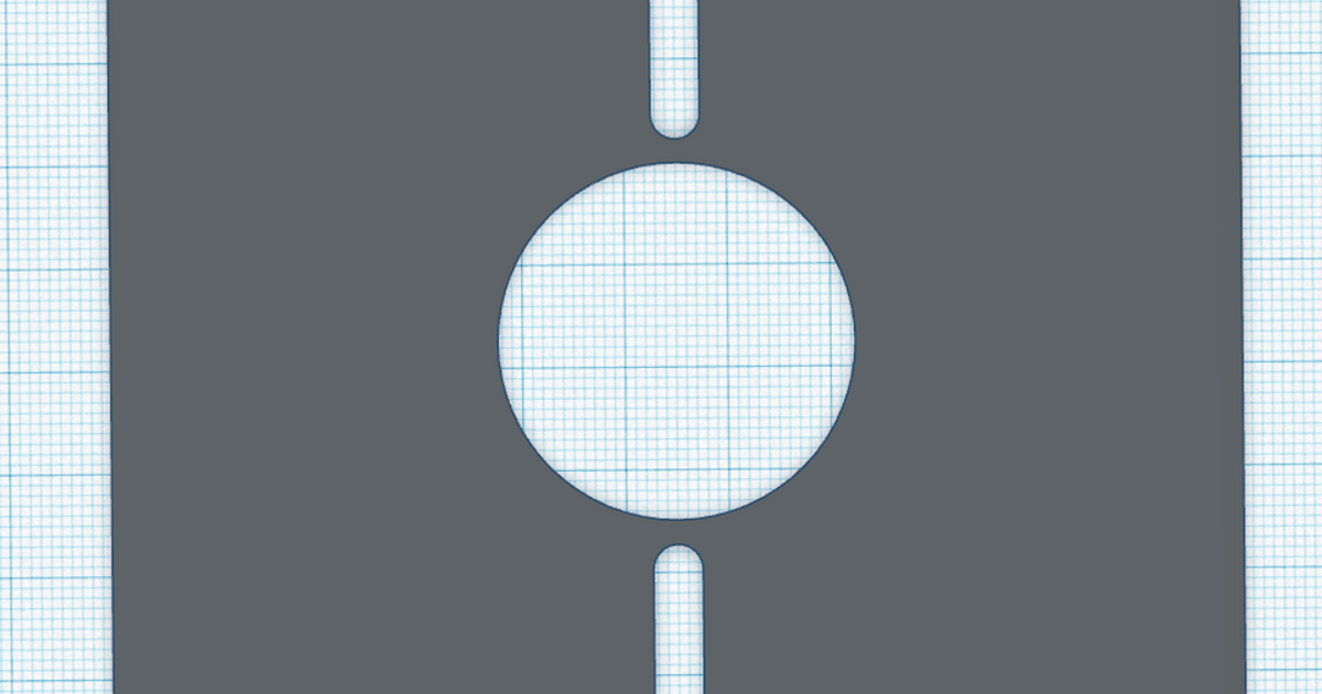 Oversized Slotted Wall Plate by VC Made | Download free STL model ...