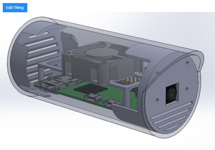 Pi cam by Peke | Download free STL model | Printables.com