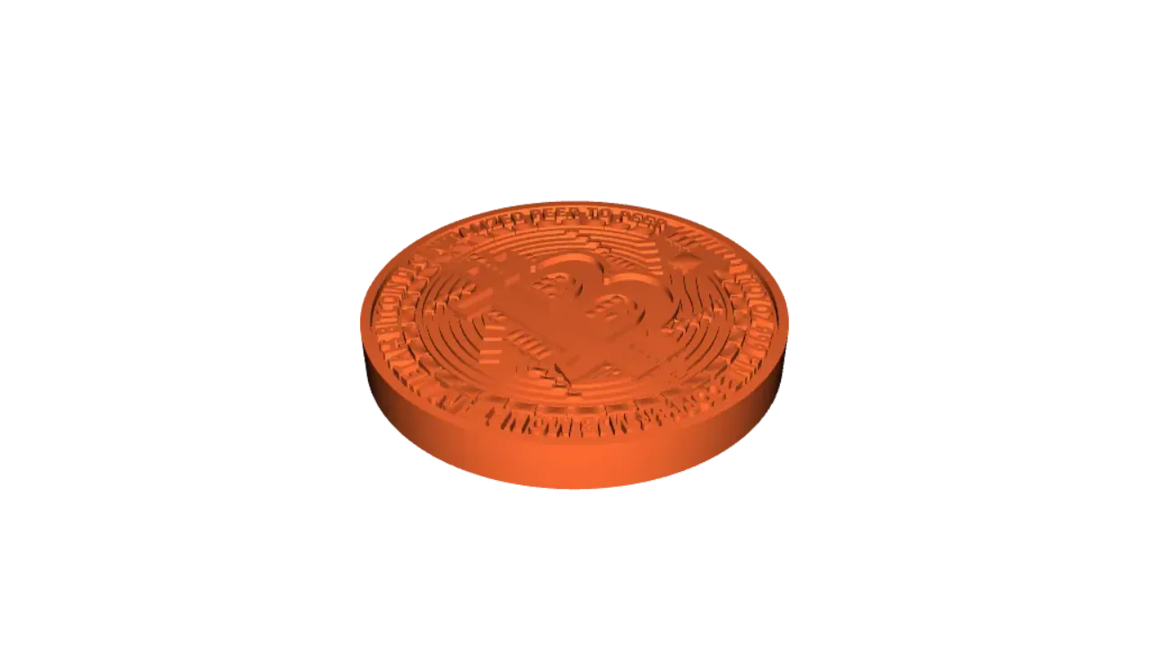 Bitcoin Magnet by Ezequiel | Download free STL model | Printables.com