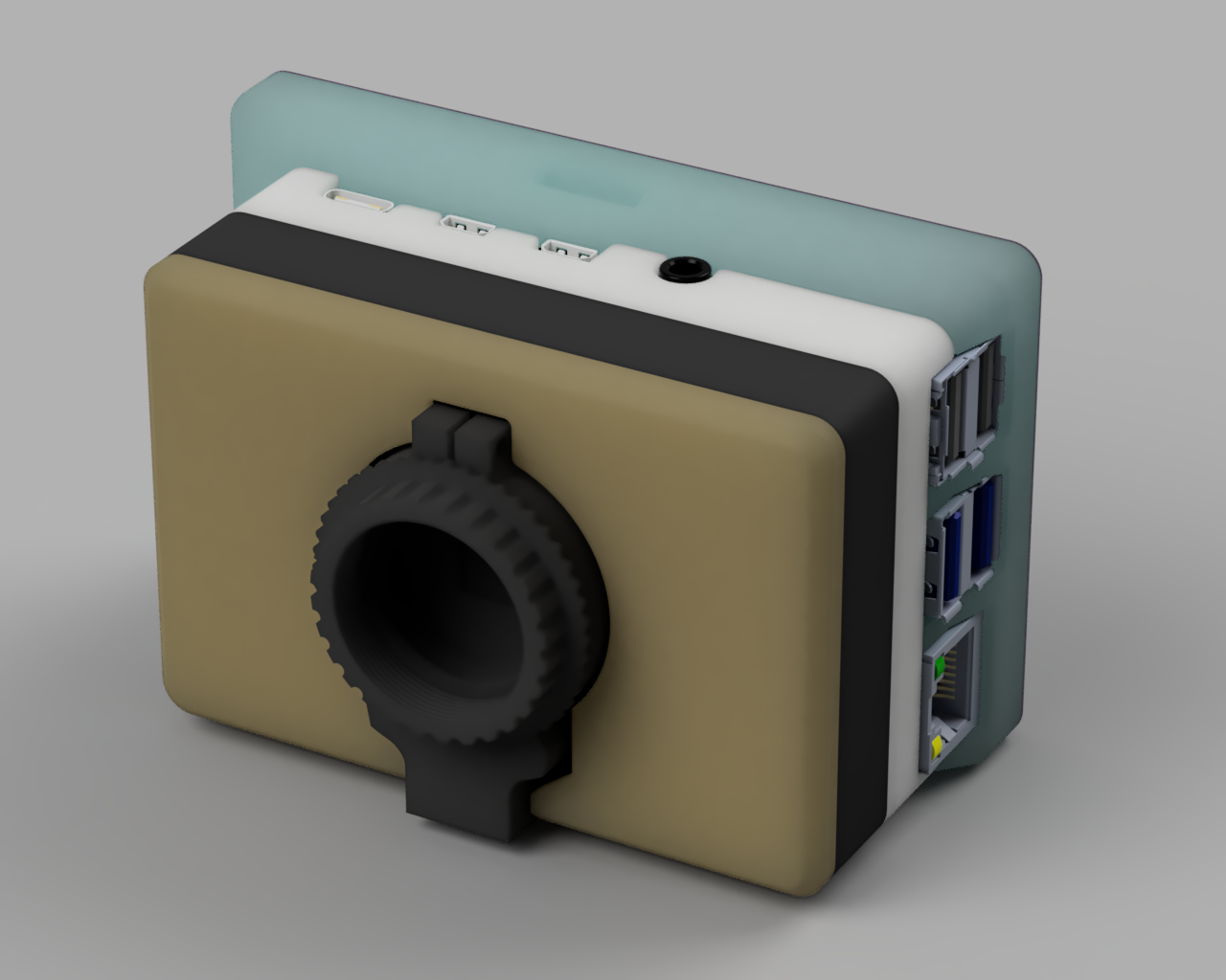 Raspberry Pi HQ Camera Case, Hyperpixel Style por fivesixzero ...