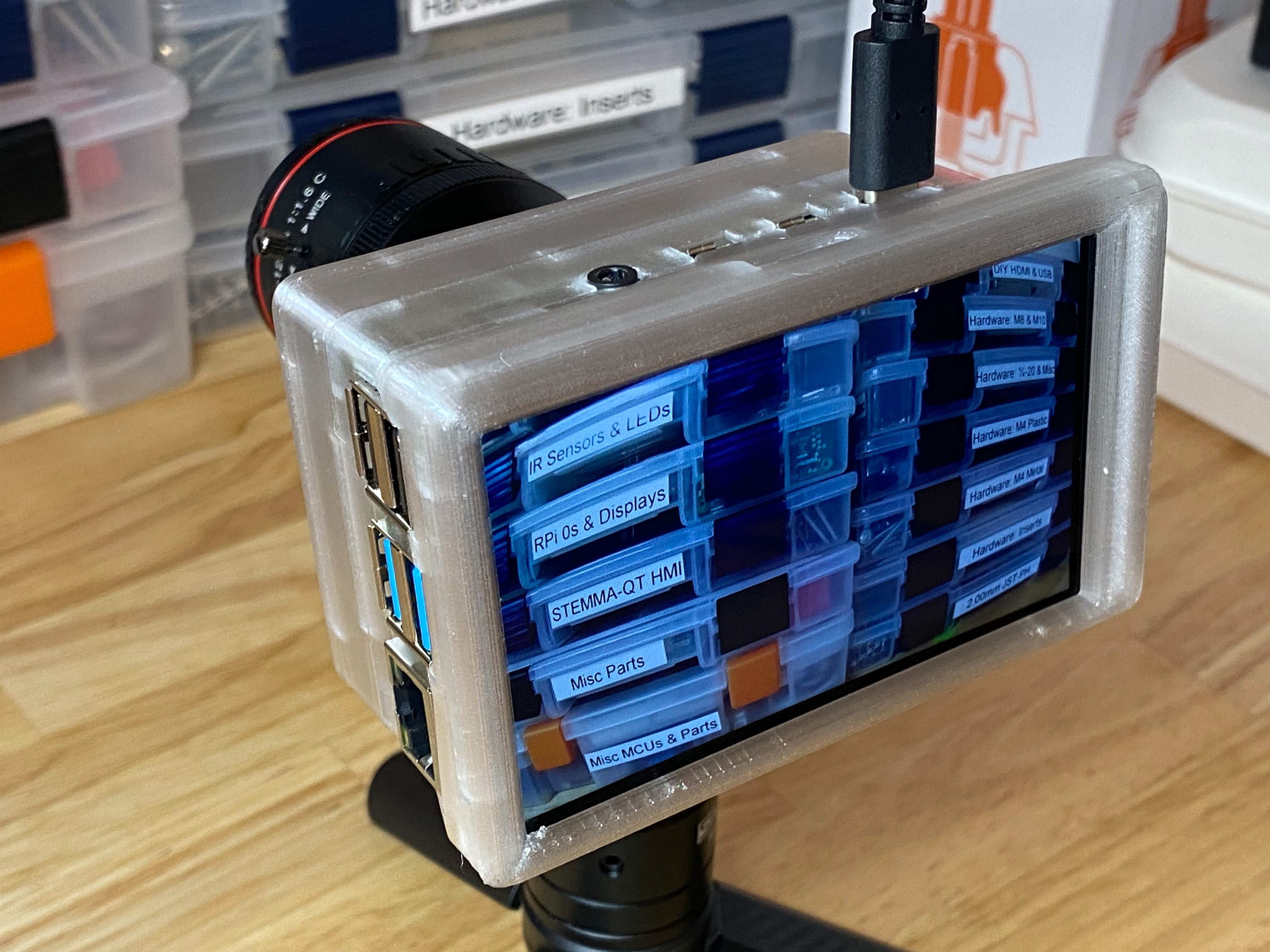 Raspberry Pi HQ Camera Case, Hyperpixel Style por fivesixzero ...