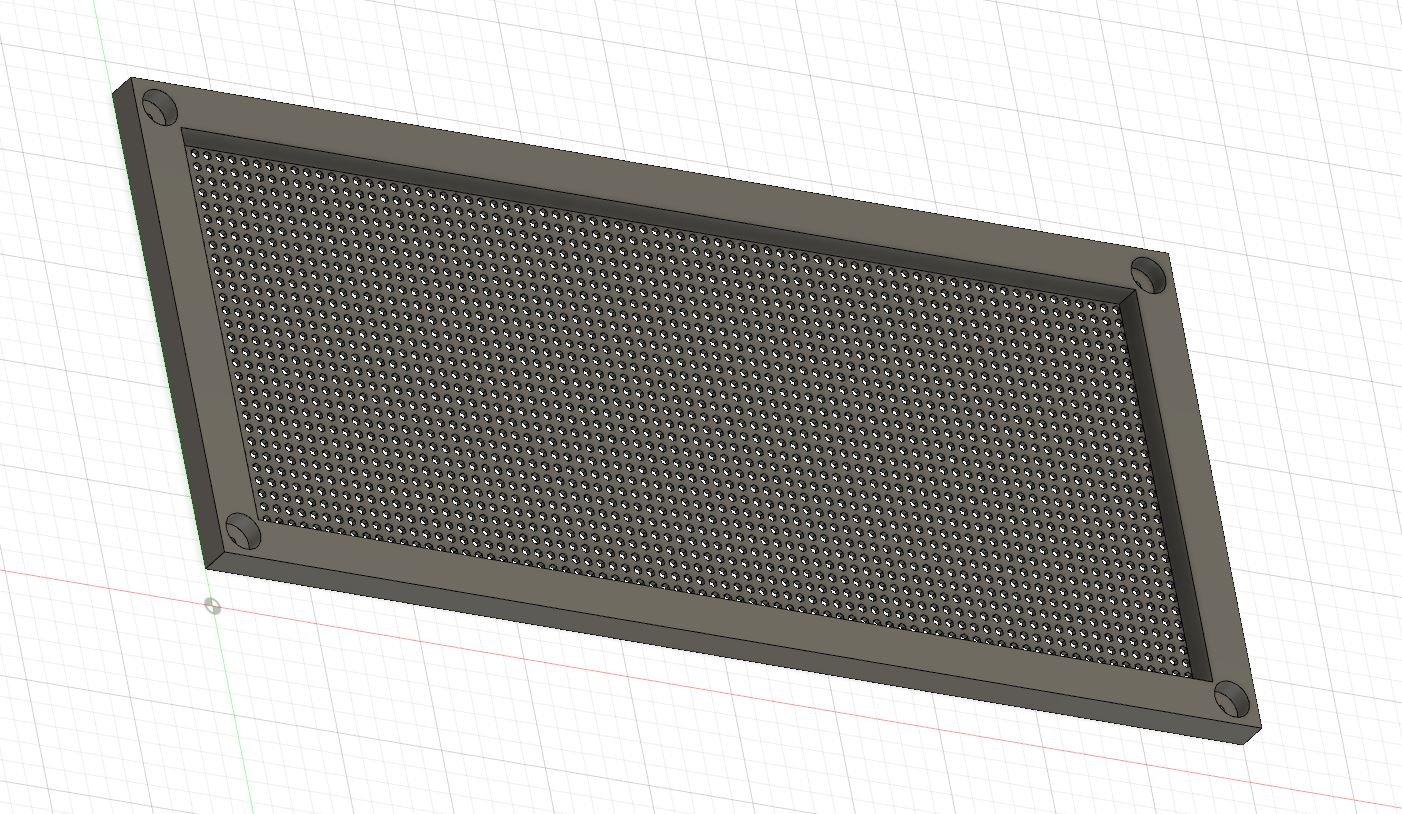 PSU Dust Filter Mesh/Grid by nozzleshift.com | Download free STL model ...