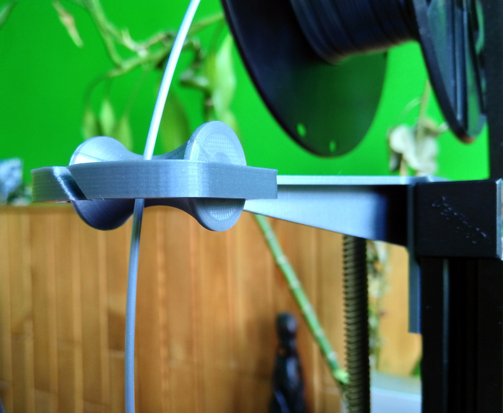 Filament guide with roller - Ender 3 by Tomaskom | Download free STL ...