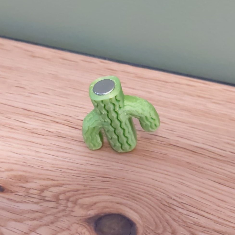 3D Cactus magnet by GurtKnev | Download free STL model | Printables.com