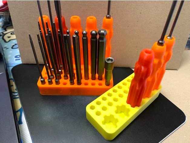 Hex Bit Driver & Stand with Latch by Vincent Chan | Download free STL ...