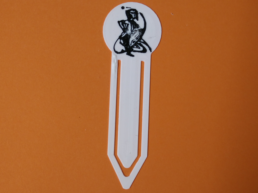 Bookmark - Lesezeichen - Actrice by planetar | Download free STL model ...