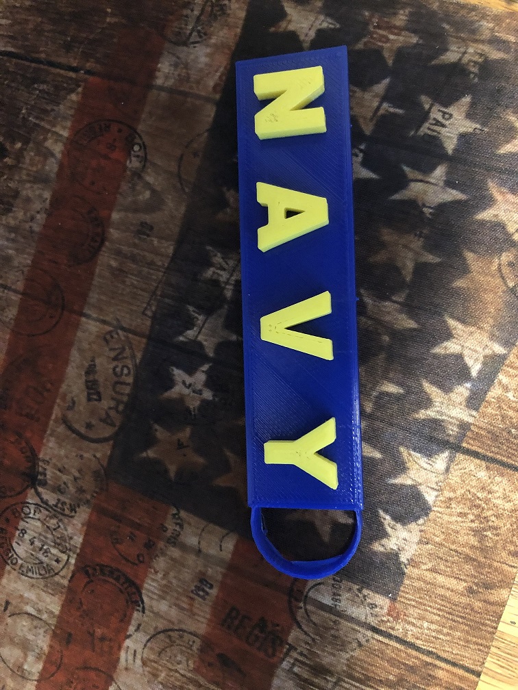 navy key thingy by david | Download free STL model | Printables.com