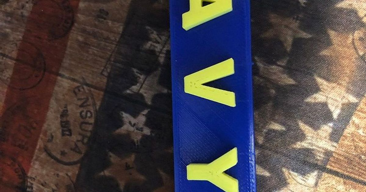 navy key thingy by david | Download free STL model | Printables.com