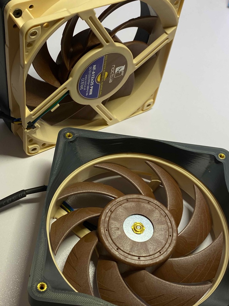 120mm Fan spacer for NCase M1 gpu deschroud by nzalog | Download free ...