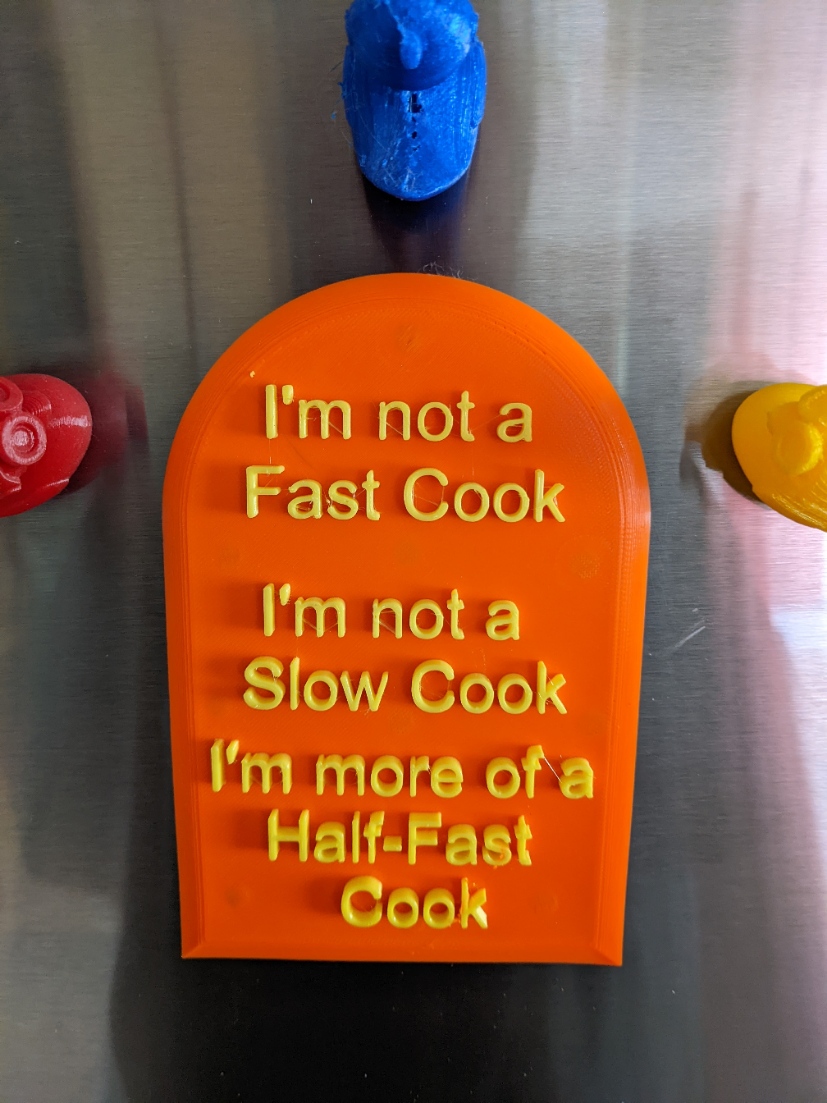 I'm not a fast cook by Henry | Download free STL model | Printables.com