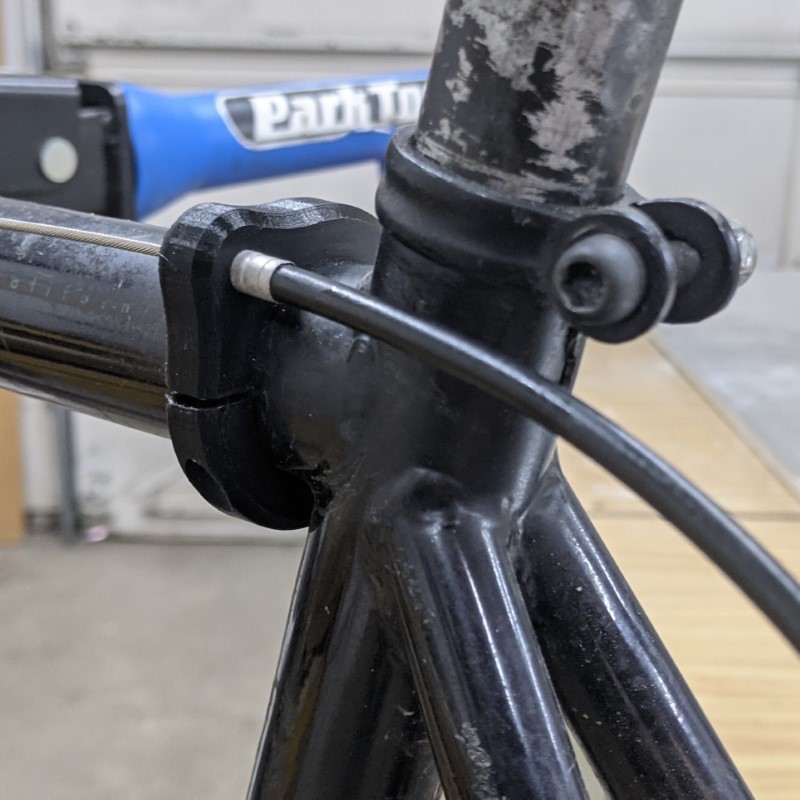 Bicycle Brake Cable Housing Stop for 1-1/4" 31.8mm Frames (Backstop) by ...