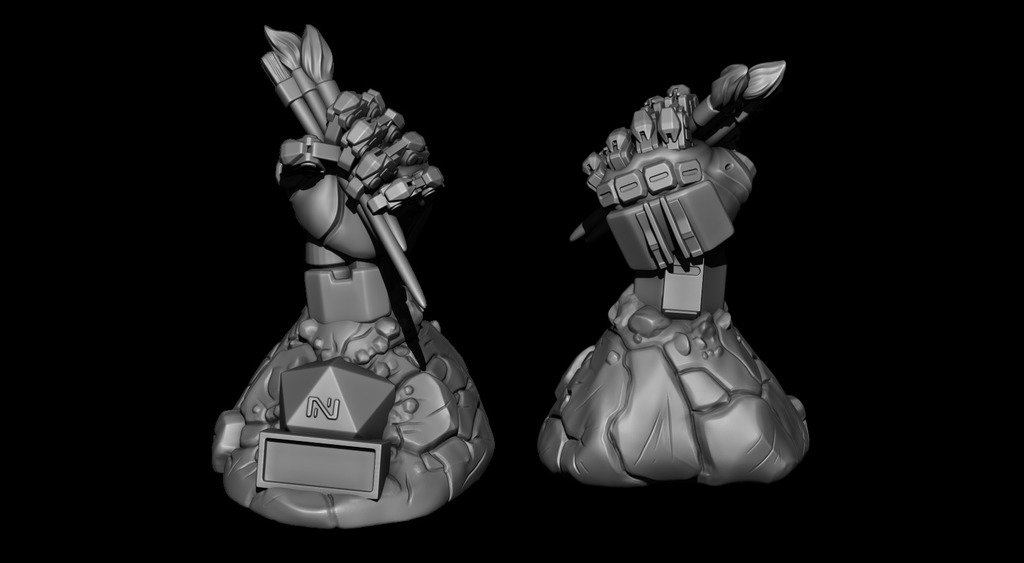 Infinity Game Trophy by Heribertohobby | Download free STL model ...