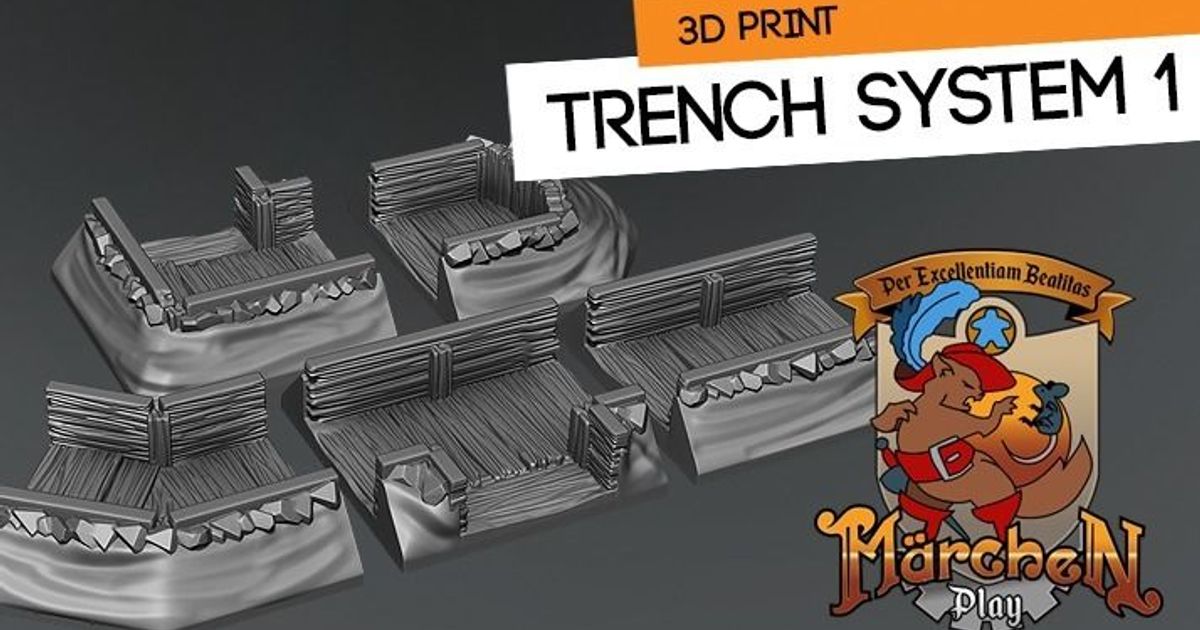 Trench System by Heribertohobby | Download free STL model | Printables.com