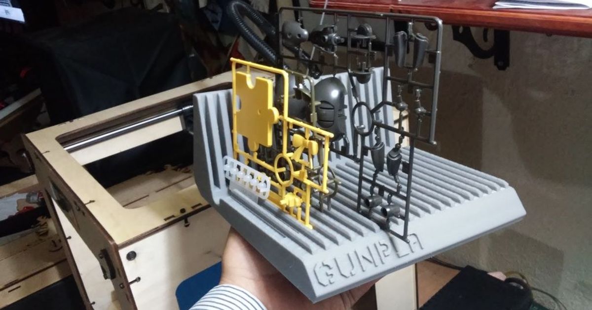 Gunpla Sprue Desktop Organizer by Heribertohobby | Download free STL ...