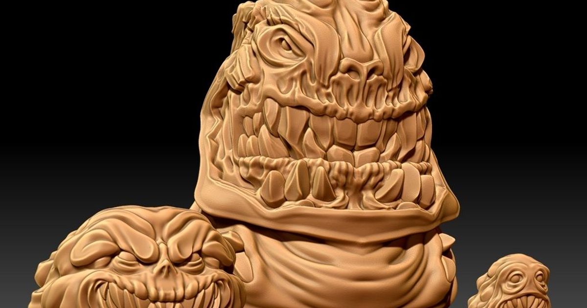 Evil Blob Trio by Heribertohobby | Download free STL model | Printables.com