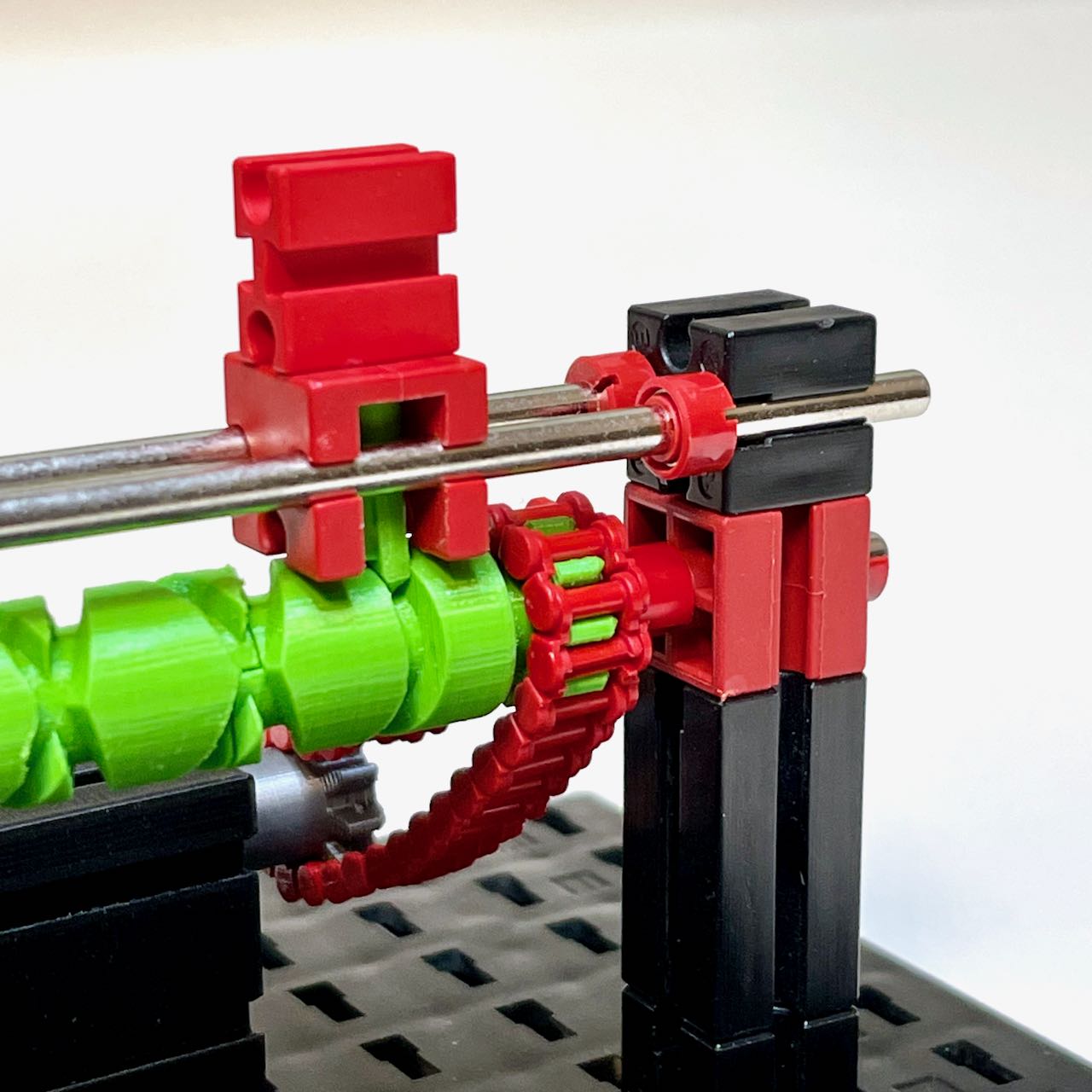 Mechanical reversing worm shaft for fischertechnik models by Arnoud ...