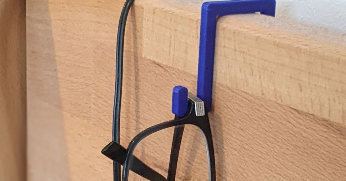 Glasses holder customizable by Max Siebenschläfer | Download free STL ...